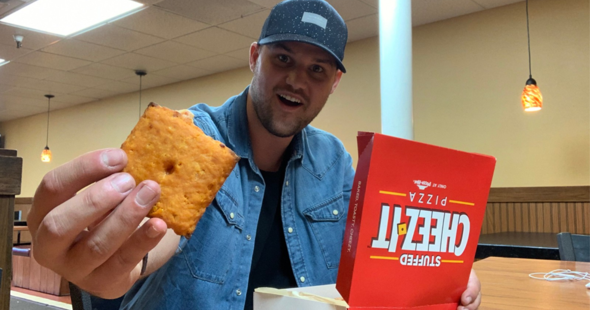 What We Think of Pizza Hut's New Stuffed Cheez-It Pizza