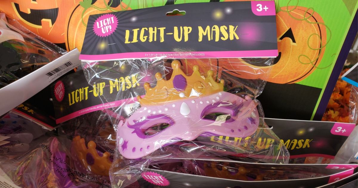 Halloween Light Up Masks Only $1 at Dollar Tree