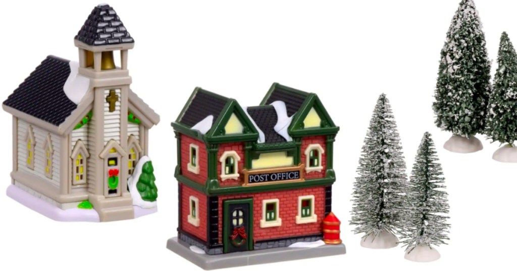 Christmas Village Collection Only $13 | Includes 28 Pieces - Hip2Save
