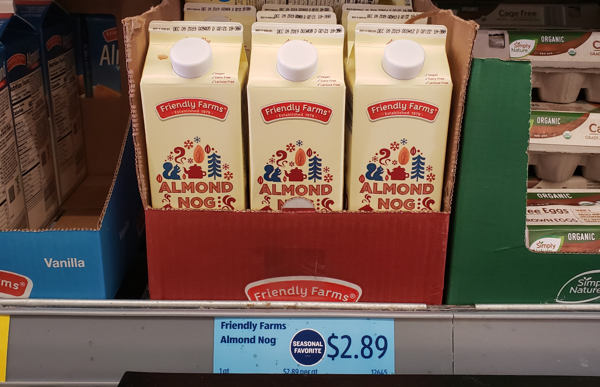 ALDI's Eggless, Dairy-Free, and Vegan Almond Nog Is Back!