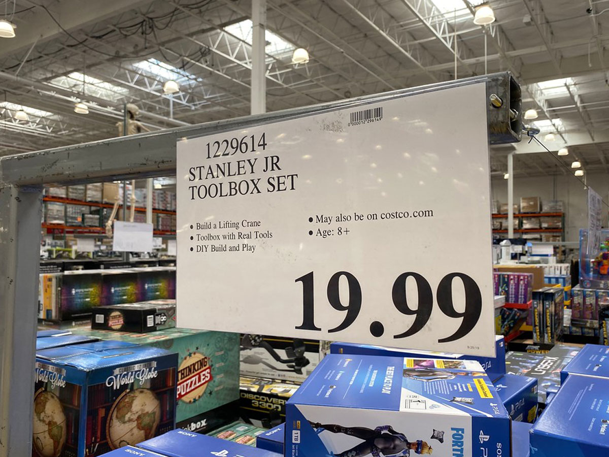 Stanley Junior Kids Tool Set Only $19.99 at Costco | Buildable Crane ...