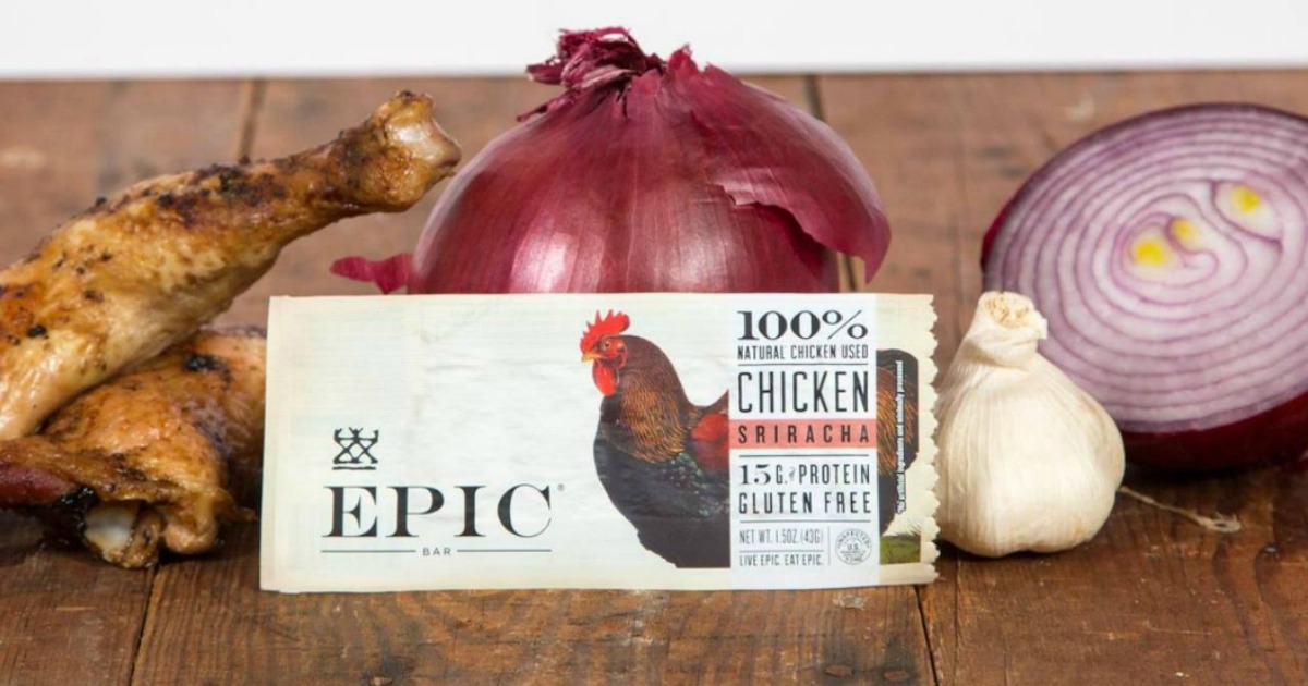 EPIC Chicken Sriracha Protein Bars 12-Pack Only $11 Shipped on Amazon ...