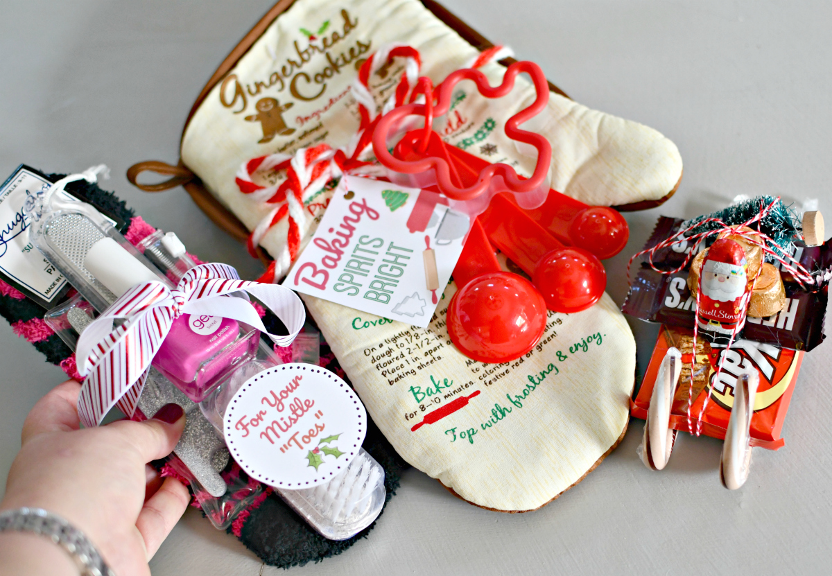 3 Easy Dollar Tree DIY Christmas Gifts with Free Printable Gift Tags