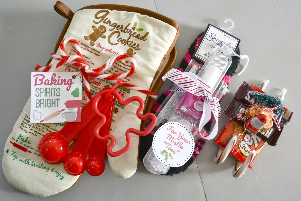 3 Easy Dollar Tree DIY Christmas Gifts with Free Printable Gift Tags