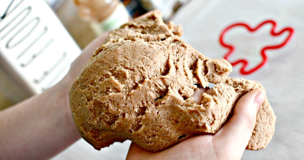 Homemade Gingerbread Playdough Recipe Easy Holiday Kids Craft Homemade Gingerbread Playdough Recipe Easy Holiday Kids Craft