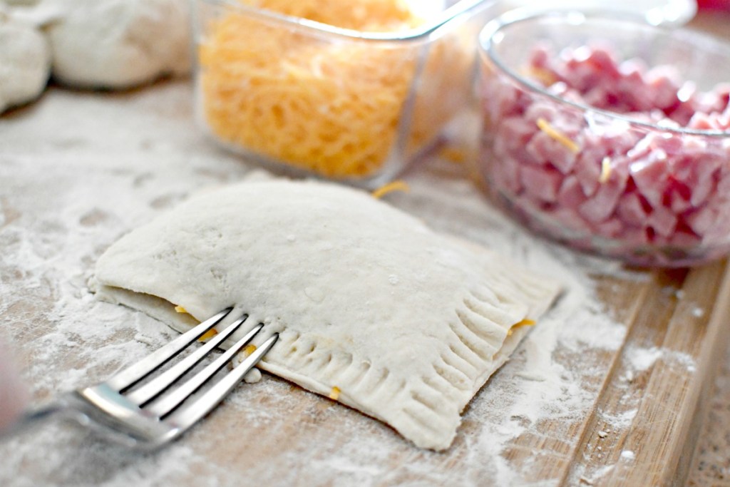 Homemade Ham and Cheese Hot Pockets in the Air Fryer | Easy Recipe