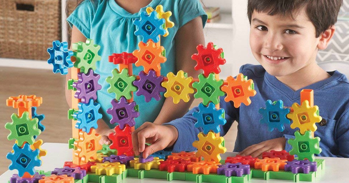 Learning Resources Gears 100-Piece Deluxe Building Set Only $15.74 on ...