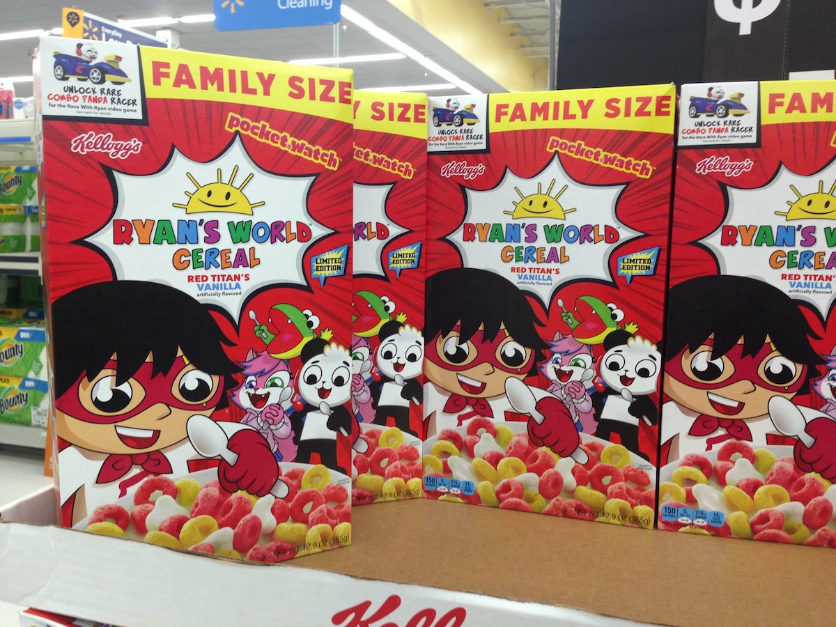 Limited Edition Ryan's World Cereal Now Available at Walmart