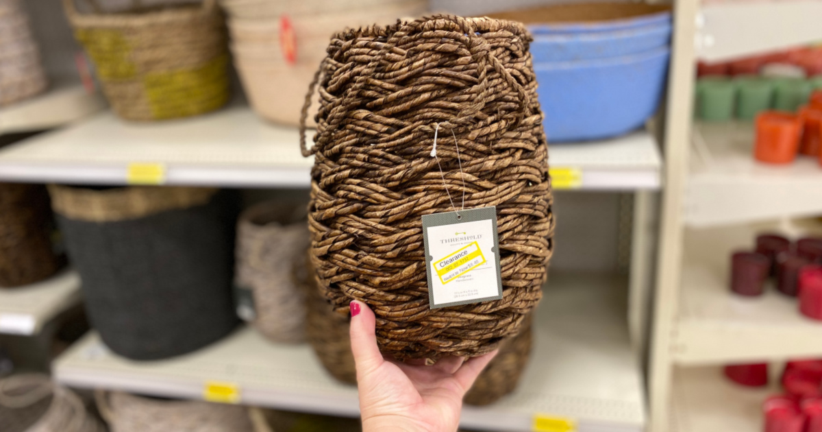 50% Off Decorative Storage Baskets at Target | In-Store Only
