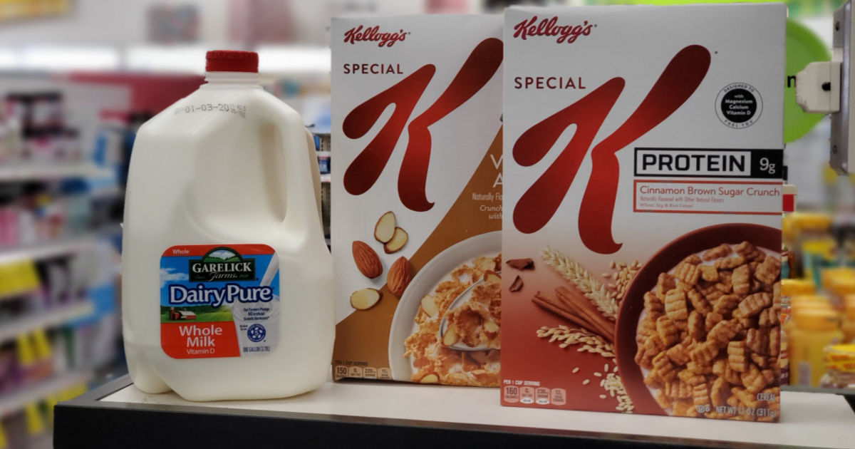 Special K Cereal Only 99¢ Each WYB Milk at CVS | Starting January 5th