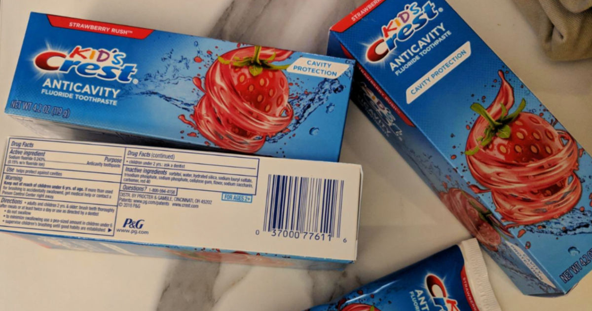 Crest Kids Toothpaste 3-Pack Only $3.96 Shipped on Amazon| Just $1.32 Each