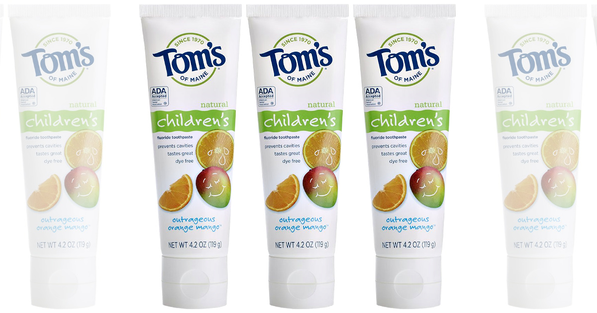 Tom’s of Maine Children’s Toothpaste 3-Packs from $7 Shipped at Amazon ...