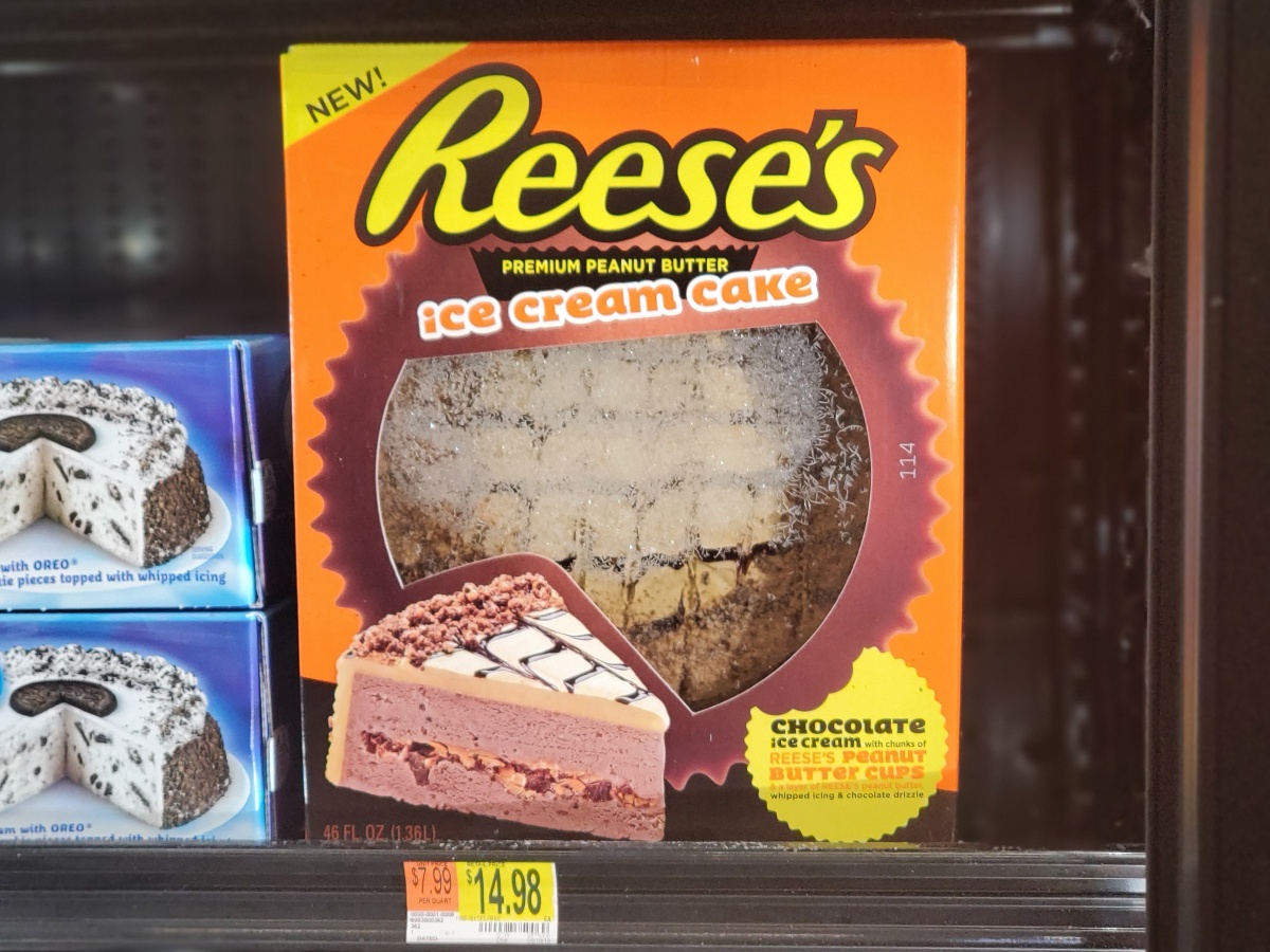 Reese's Peanut Butter Ice Cream Cake Now Available at Walmart