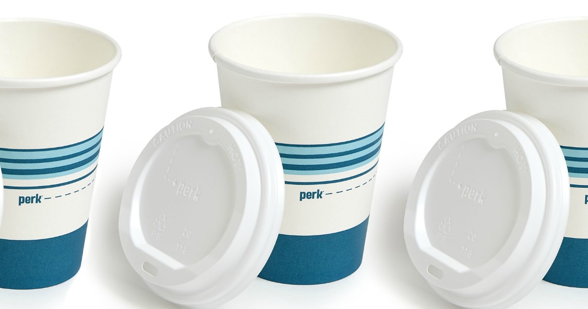 Perk Paper Cup & Lid Combo 50-Pack Only $4.99 Shipped (Regularly $10)