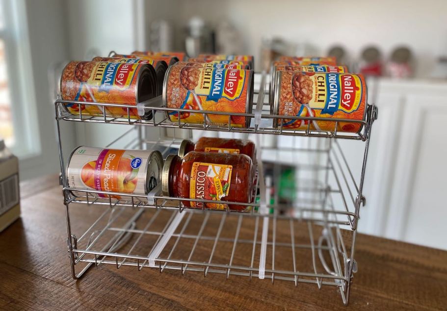 Got Too Many Canned Goods? Buy This Pantry Can Organizer - Hip2Save