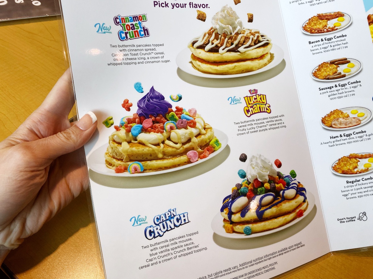 Now at IHOP - Pancakes Topped With Your Favorite Childhood Cereals