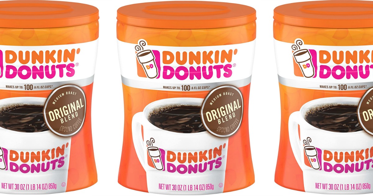Dunkin' Ground Coffee 12oz Bags Only $4 Shipped on Amazon | Hip2Save