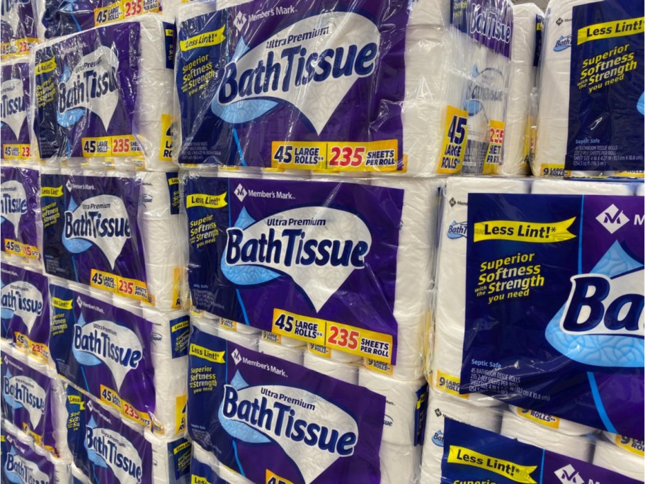 Member's Mark Toilet Paper 45 Large Rolls Only $19.98 on Sam'sClub.com