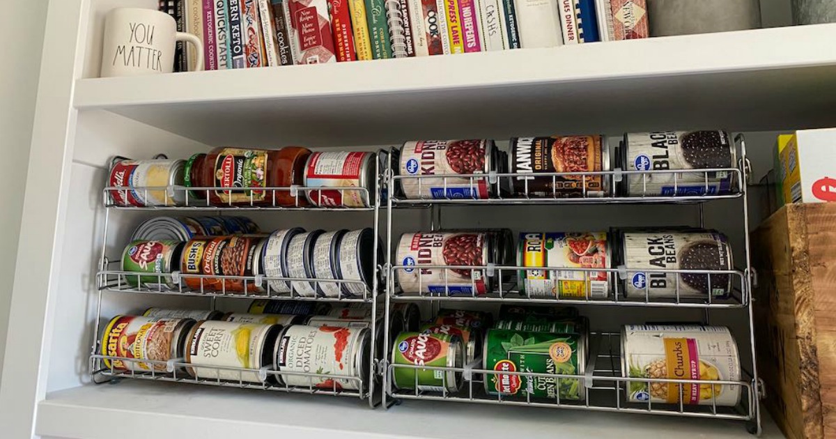 Got Too Many Canned Goods Buy This Pantry Can Organizer Hip2Save got-too-many-canned-goods-buy-this-pantry-can-organizer-hip2save