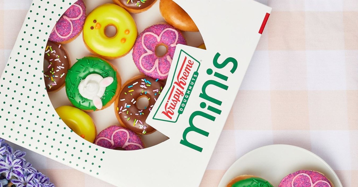 Bring Home a Little Spring With Krispy Kreme's New Spring Minis