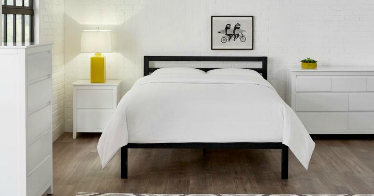 King Size Platform Bed Only $131 Shipped on The Home Depot