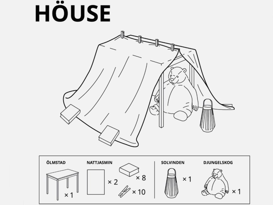 IKEA is Sharing Free Instructions to Make 6 Blanket Forts | Hip2Save