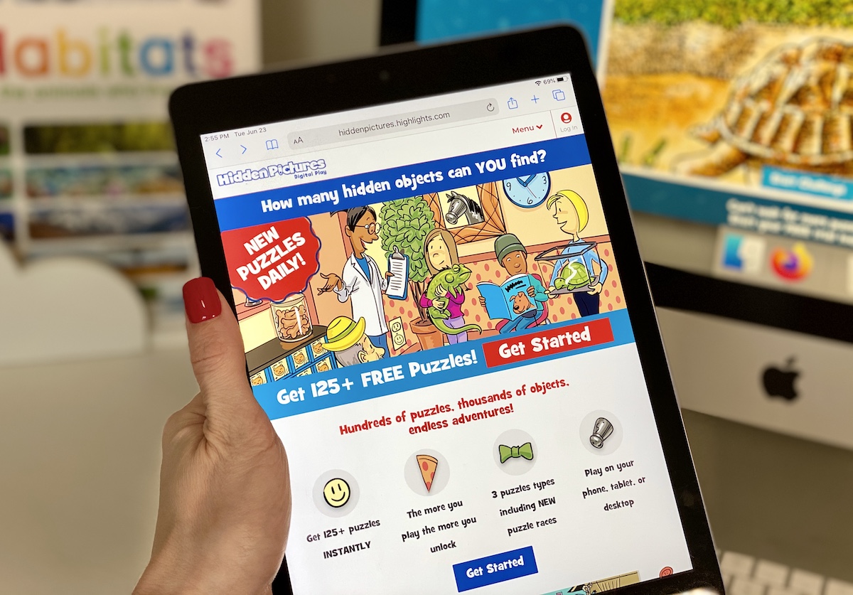 Try Digital Highlights Hidden Pictures Puzzles FREE for 14 Days