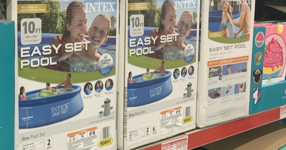 Intex 10' Easy Set Pool Only $49.99 at ALDI