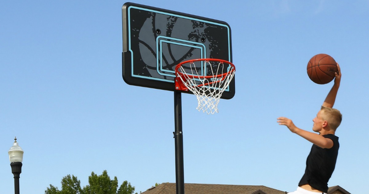 PRICE DROP: Lifetime 44" Basketball Hoop Only $99 Shipped on Walmart ...