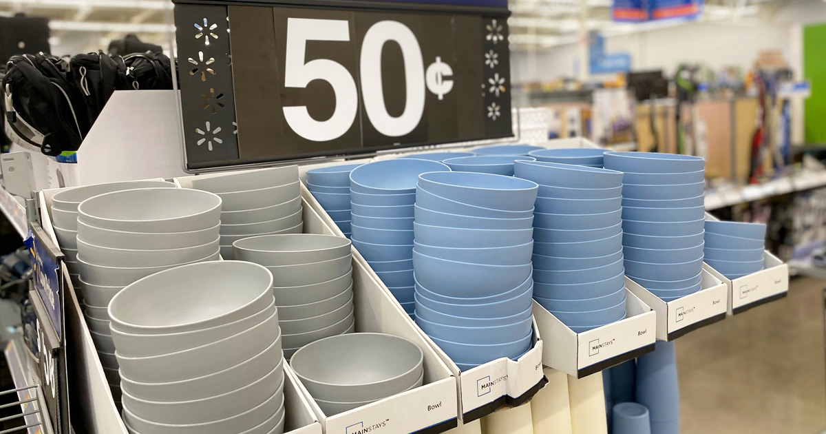 Mainstays BPA-Free Dinnerware Only 50¢ at Walmart | Tumblers, Bowls ...