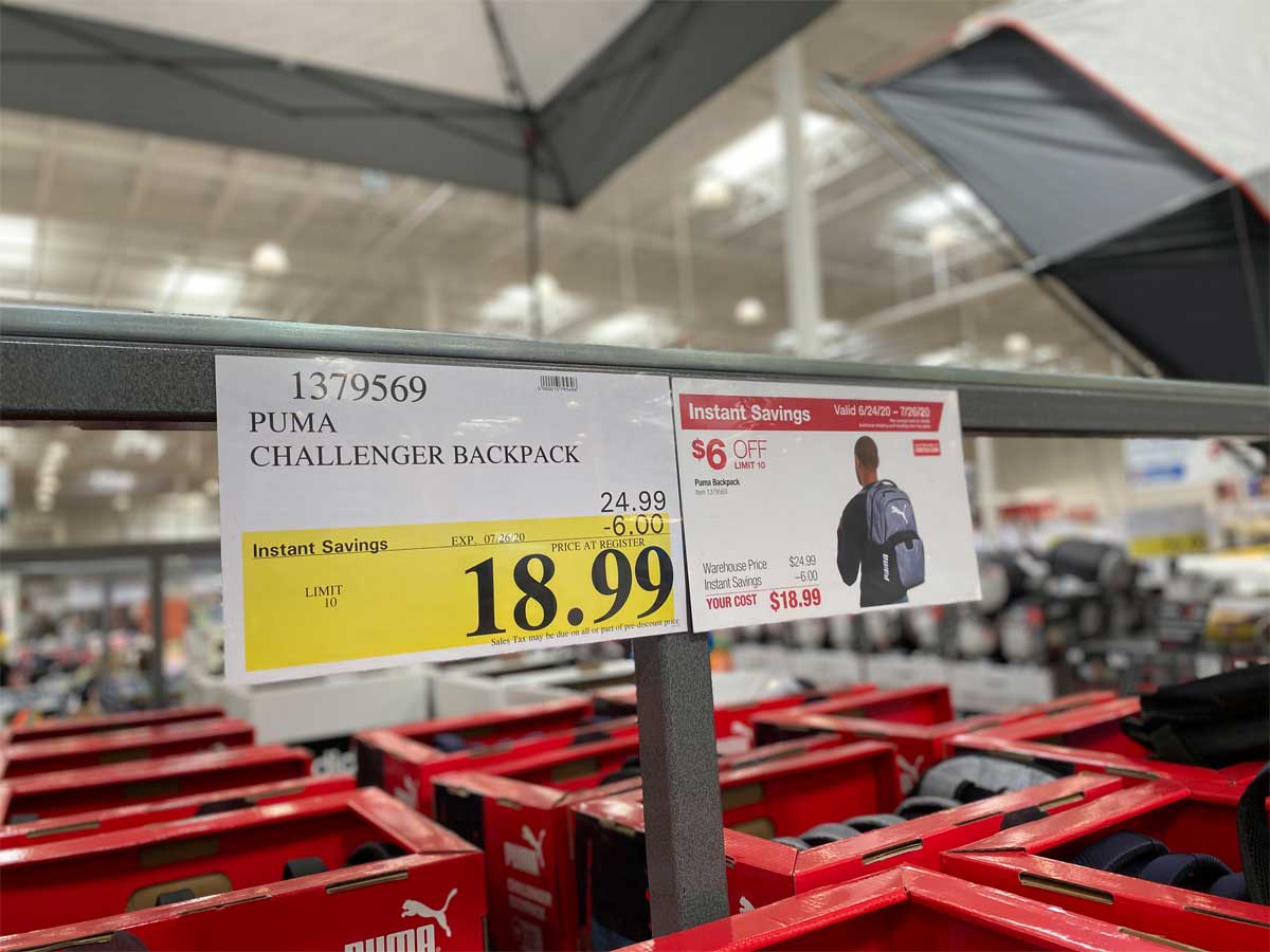 PUMA Challenger Backpack Just $18.99 at Costco (Regularly $25)
