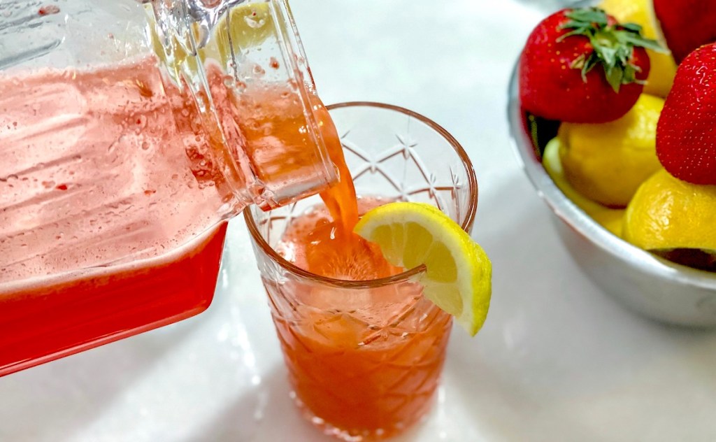 Make Easy & Fresh Strawberry Lemonade in Minutes | Hip2Save Recipe