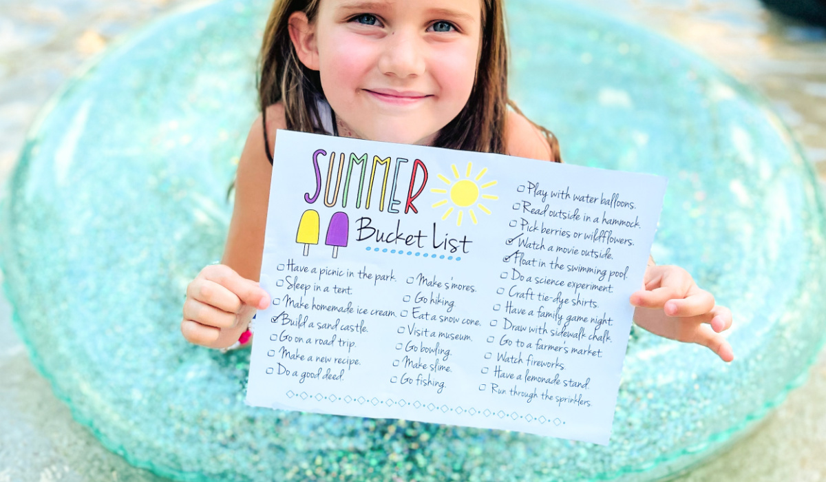 Print Our Summer Bucket List For Fun Activity Ideas (It's FREE!)