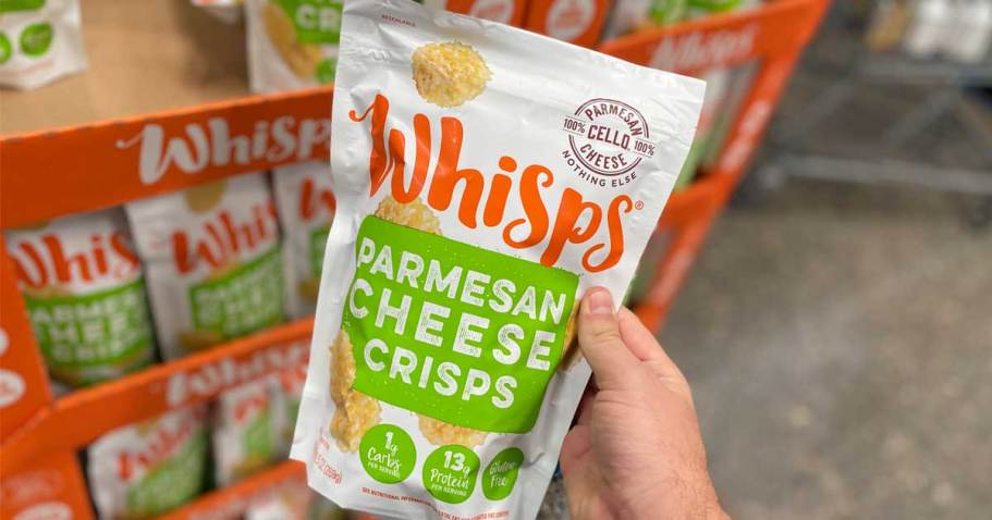 Whisps Parmesan Cheese Crisps Only $6.99 at Costco (Keto & Low Carb)
