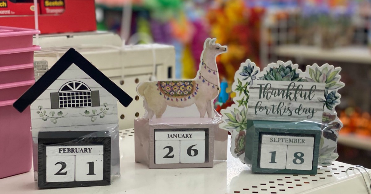 Perpetual Calendars, Monthly Planners & More Only $1 at Dollar Tree
