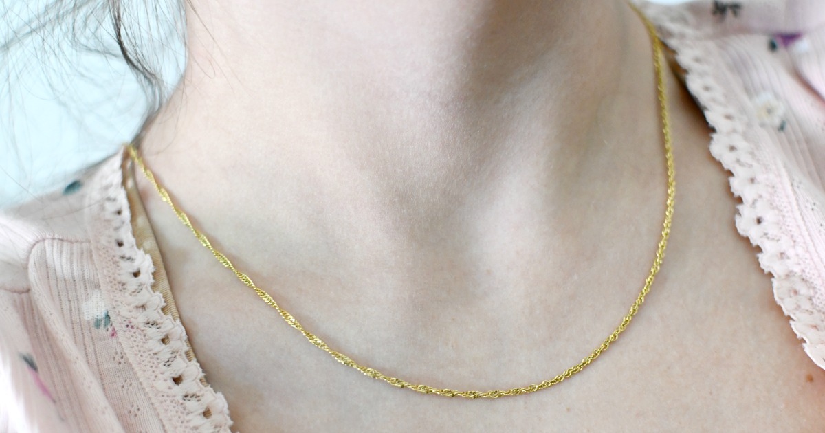 Best Chain Necklace — High Quality & Won't Tarnish | Hip2Save