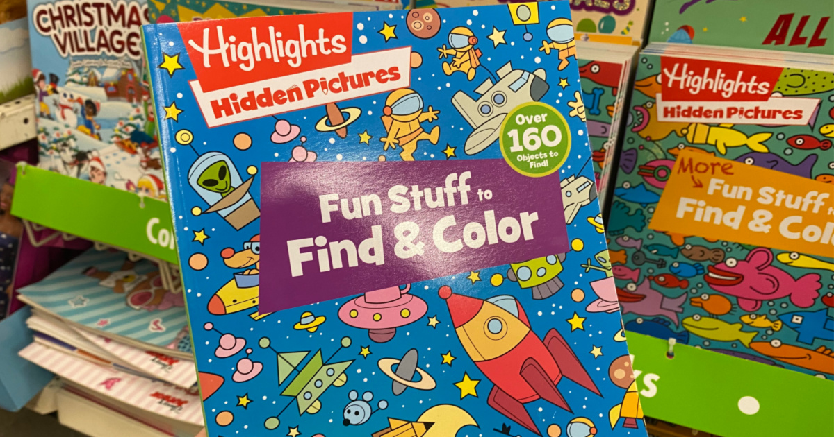 Highlights Hidden Pictures Coloring Books Only $1 at Dollar Tree