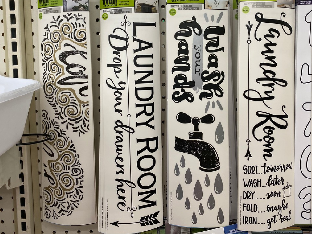 Decorative Wall Decals Only $1 at Dollar Tree