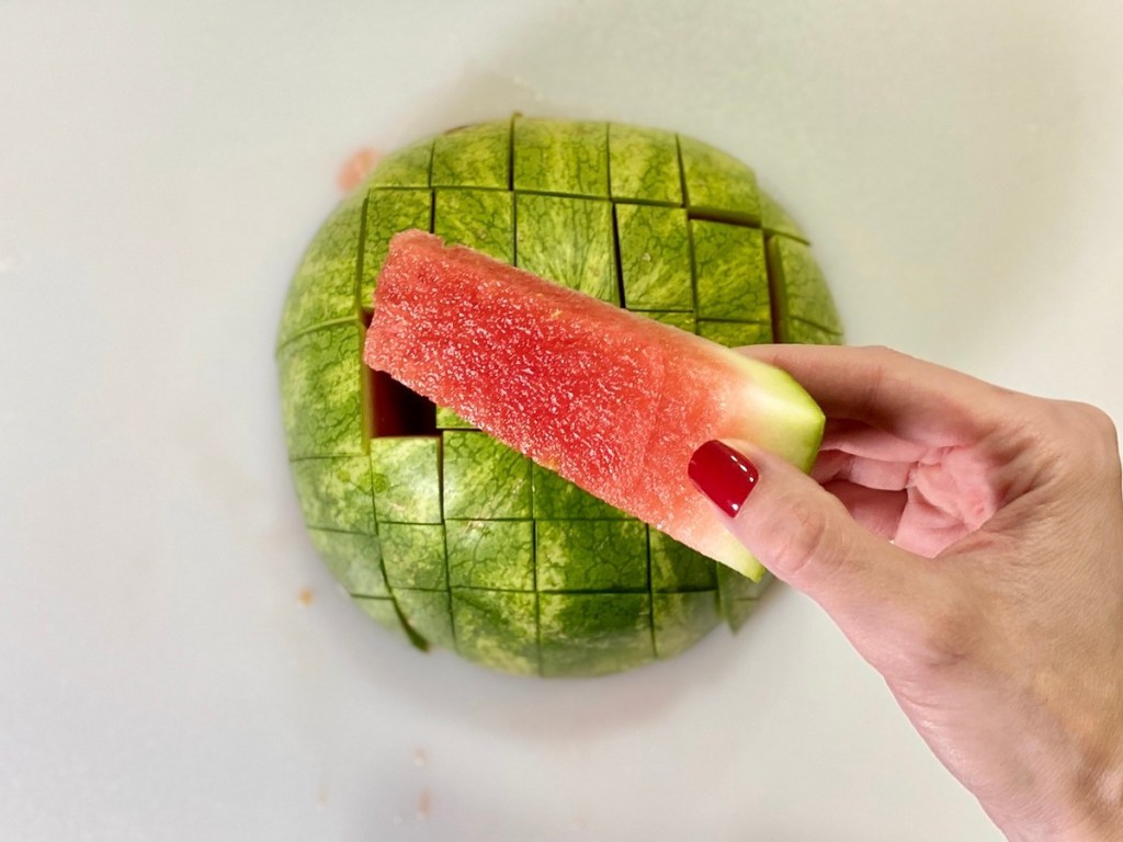 How to Cut a Watermelon (3 Best Methods) - Hip2Save