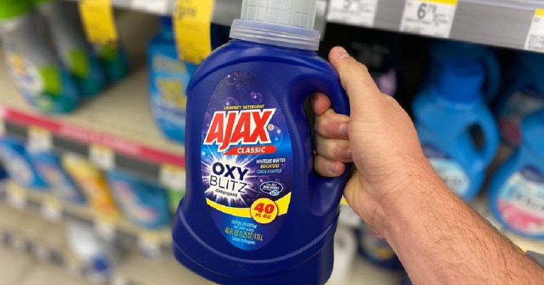 Ajax Liquid Laundry Detergent 40oz Bottles Only 99¢ at Walgreens