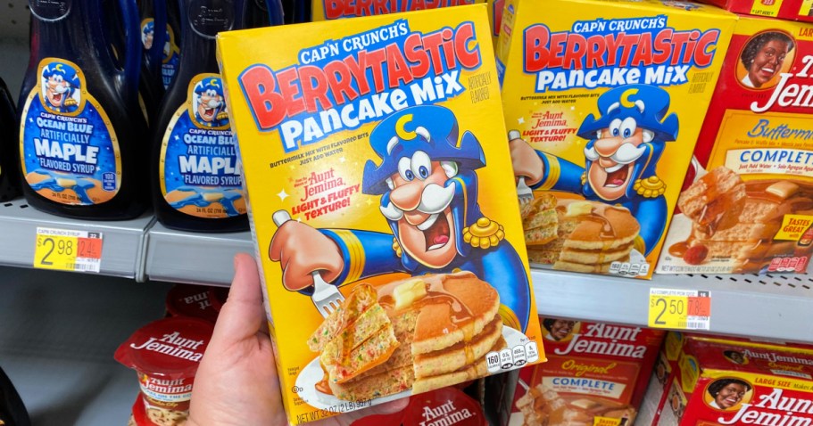 Cap’n Crunch Released a New Berrytastic Pancake Mix & It’s Only $2.98 ...