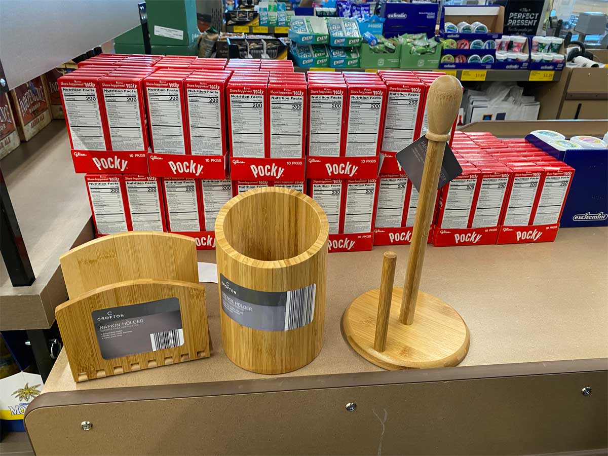 Bamboo Kitchen Essentials and Organizers from $2.49 at ALDI