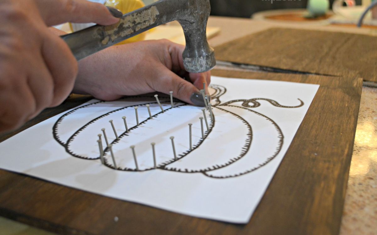 Easy DIY String Art Activity - Perfect Fall Craft | Hip2Save