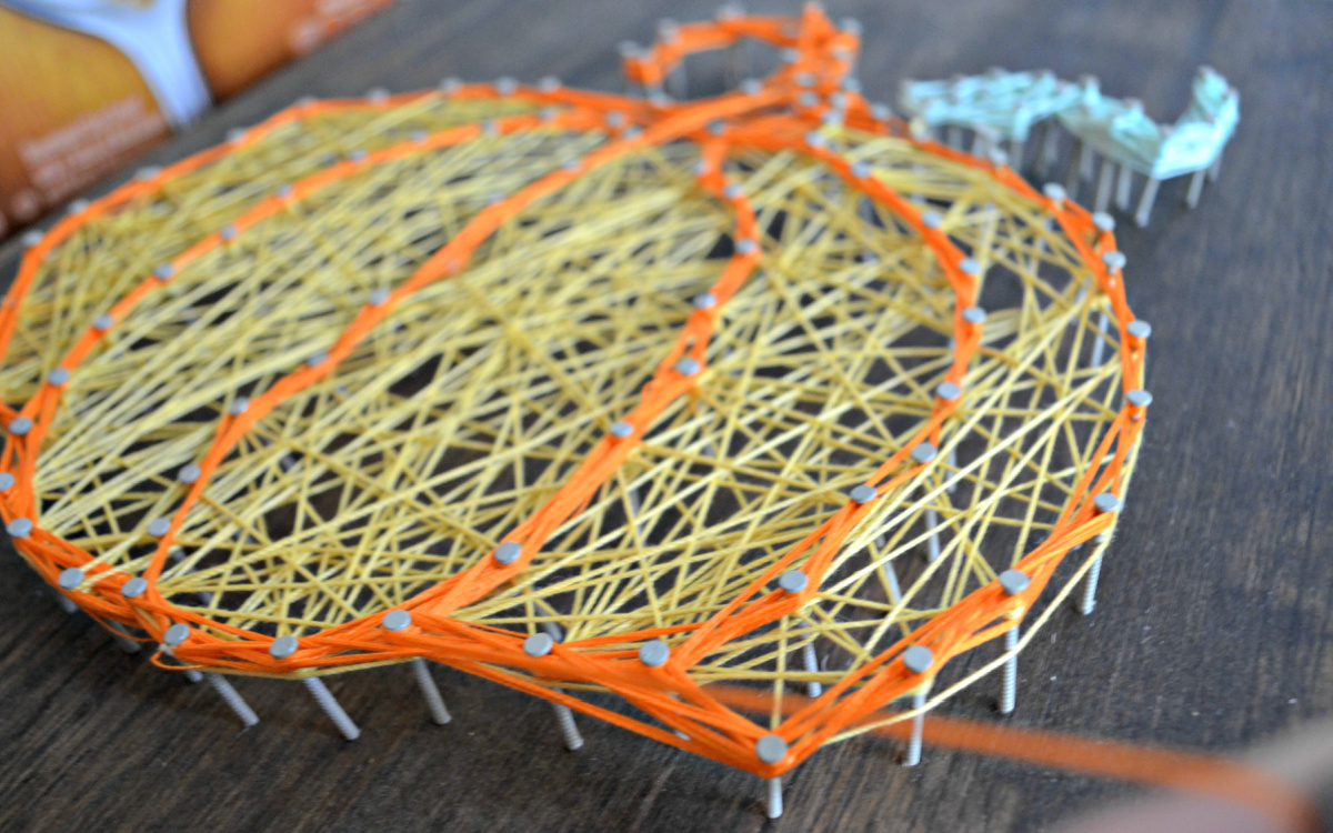 Easy DIY String Art Activity - Perfect Fall Craft | Hip2Save