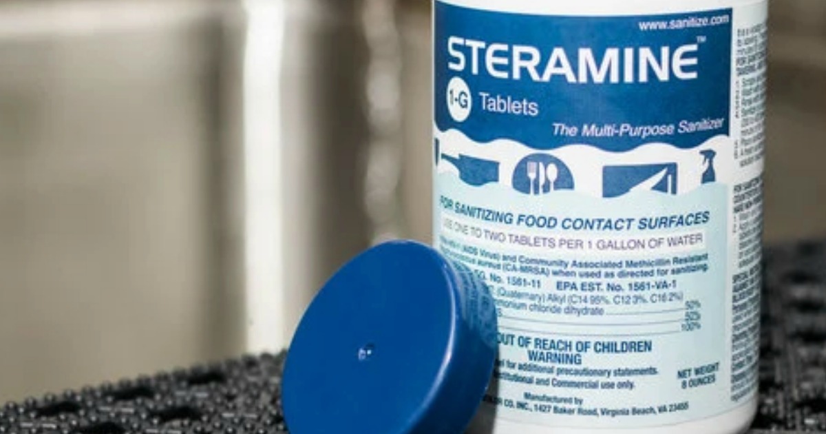 Steramine Sanitizer Tablets 150-Count Only $4.88 Each on SamsClub.com