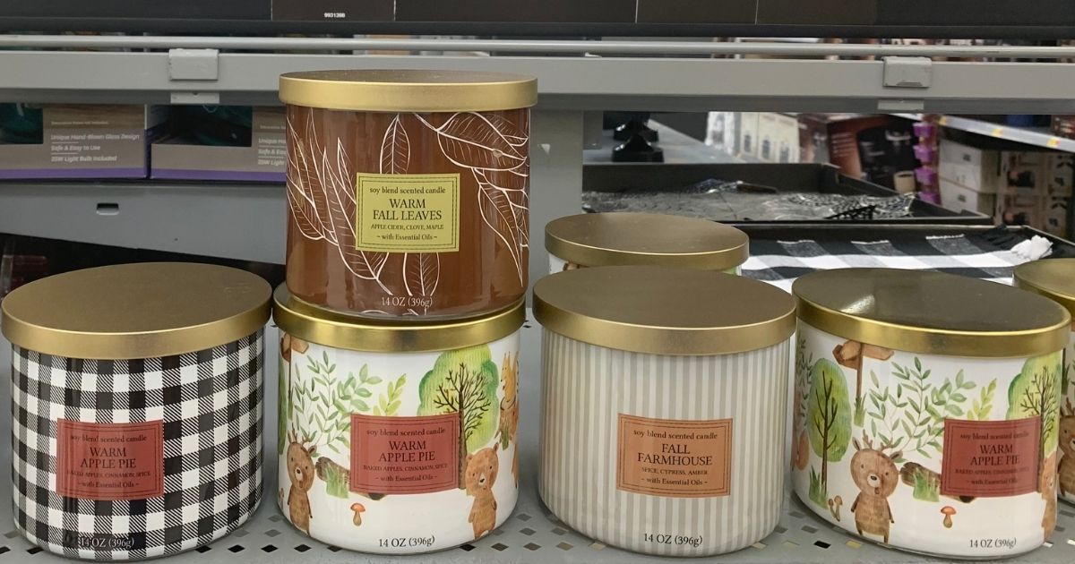 New Fall Scented Candles Under $6 at Walmart | Similar to Bath & Body ...
