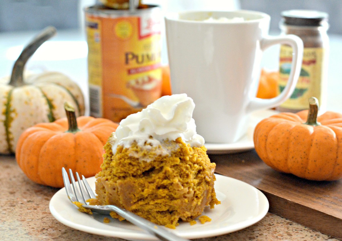 The Easiest Pumpkin Spice Mug Cake Recipe | Hip2Save