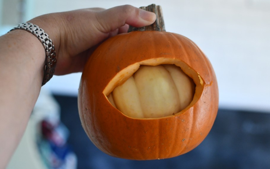 DIY Eyeball Pumpkin - Cool & Spooky Pumpkin Carving Idea | Hip2Save
