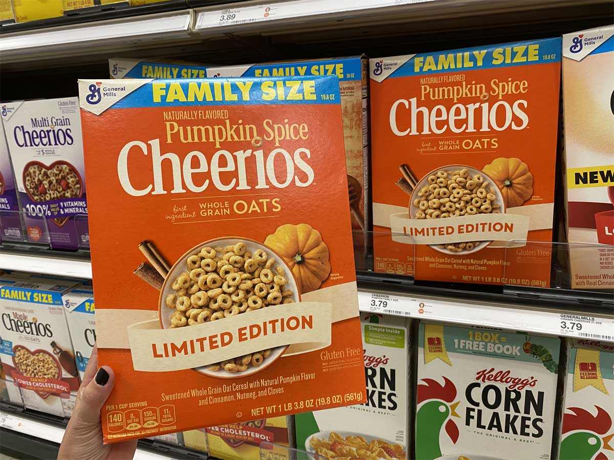 Pumpkin Spice Family Size Cheerios JUST $1.90 Shipped for Prime Members ...