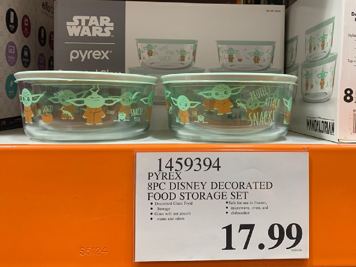 Disney & Star Wars Pyrex 8-Piece Storage Sets Only $17.99 at Costco